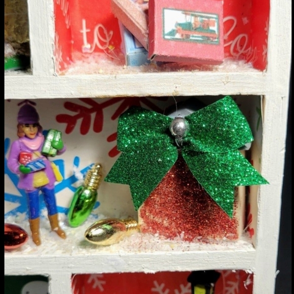 Handmade | Holiday | Christmas Miniature Shawdow Box | Poshmark